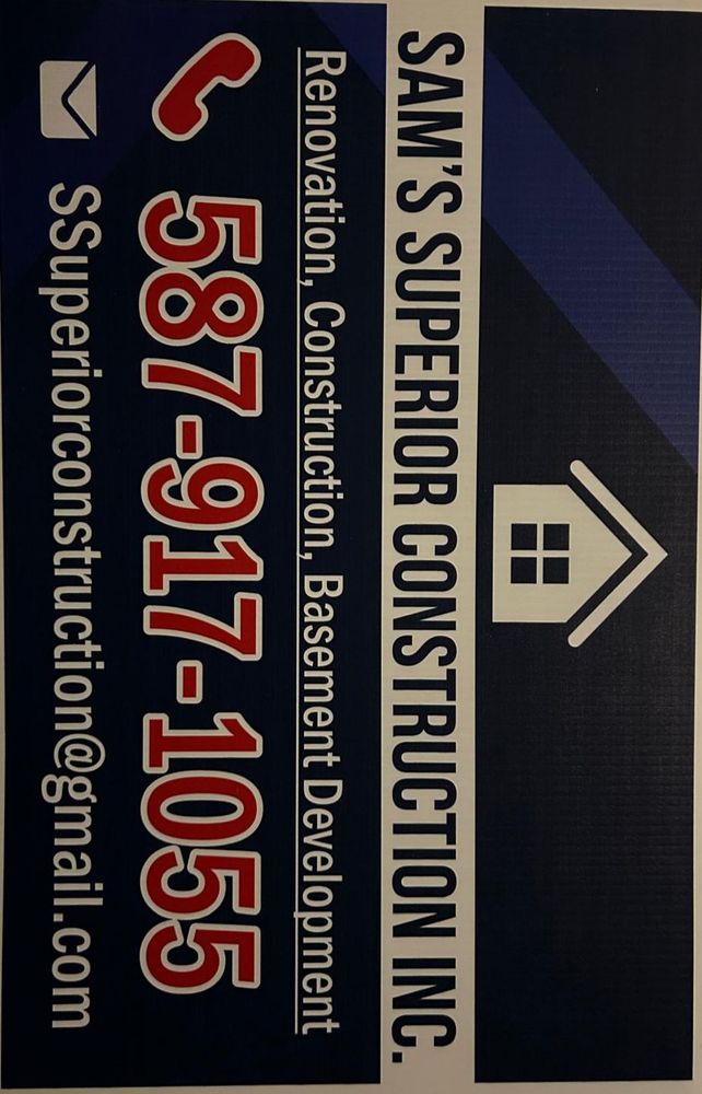SAM’S SUPERIOR CONSTRUCTION - Updated July 2025 - Request Consultation ...