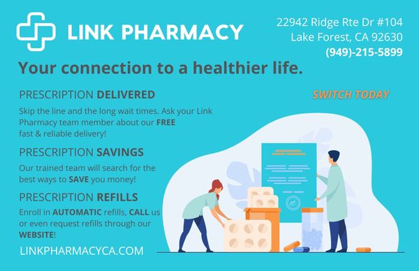 LINK PHARMACY - Updated September 2025 - 48 Reviews - 22942 Ridge Route Dr, Lake Forest ...