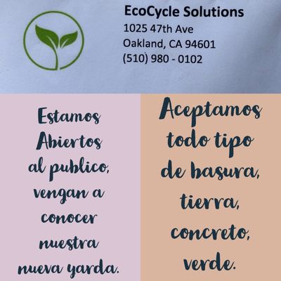 ECO CYCLE SOLUTIONS - Updated December 2025 - 1025 47th Ave, Oakland ...