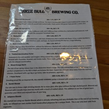 THREE BULL BREWING - Updated December 2025 - 47 Photos & 14 Reviews ...