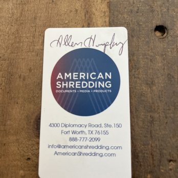 AMERICAN SHREDDING - Updated January 2026 - 15 Photos & 14 Reviews ...