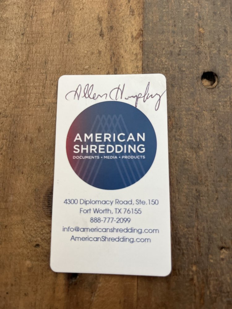 AMERICAN SHREDDING - Updated January 2026 - 15 Photos & 14 Reviews ...