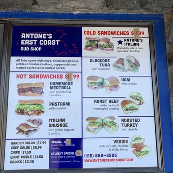 ANTONE’S EAST COAST SUB SHOP - Updated December 2024 - 46 Photos & 149 ...