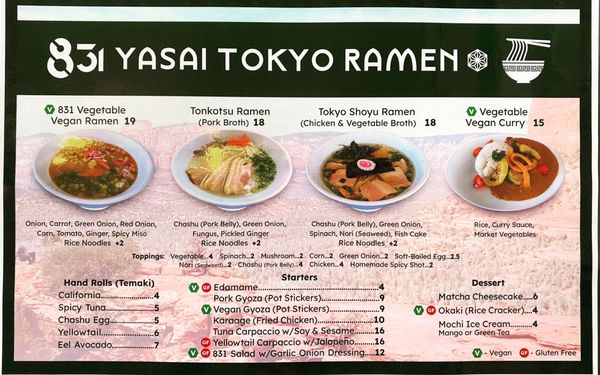 831 YASAI TOKYO RAMEN - SEDONA - 31 Photos & 30 Reviews - 6586 St Rt ...