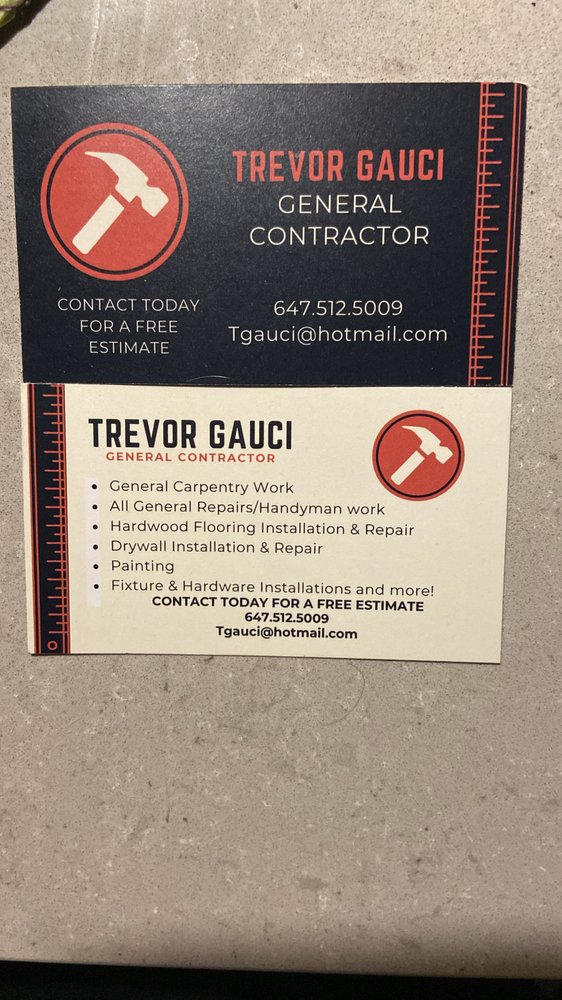 TREVOR GAUCI GENERAL CONTRACTOR - Updated February 2026 - Request ...
