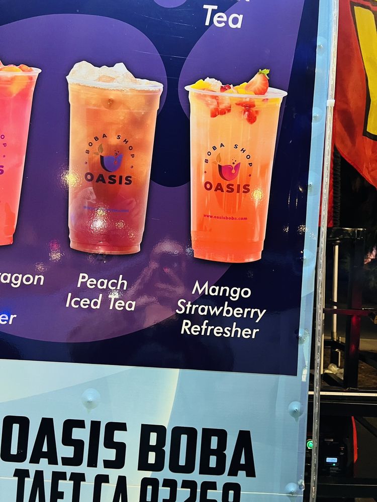 BOBA SHOP OASIS - Taft, California - Food Trucks - Yelp