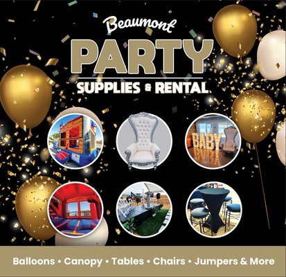 BEAUMONT PARTY SUPPLIES & RENTALS - Updated September 2025 - Beaumont ...