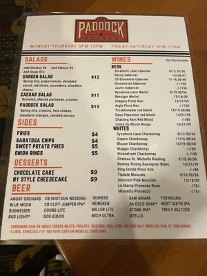 THE PADDOCK GRILLE - Updated March 2026 - 20 Photos & 11 Reviews - 1801 ...