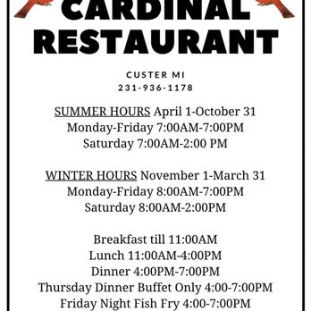 CARDINAL RESTAURANT - Updated December 2025 - 11 Photos - 2391 E US 10 ...
