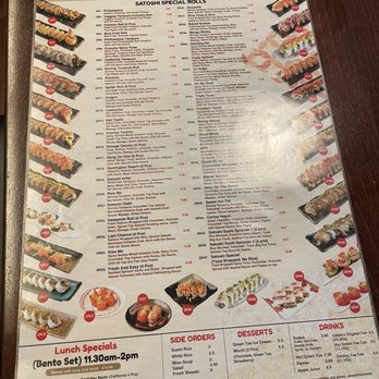 Reserve now at Satoshi Sushi - Japanese - Updated June 2025 - 1713 ...