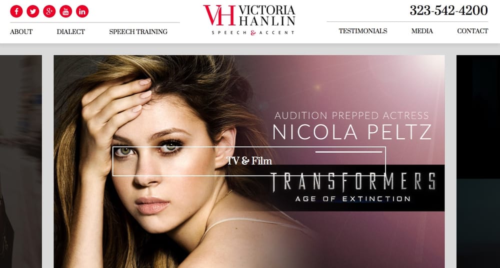 DIALECT COACH - VICTORIA HANLIN - Updated October 2024 - Los Angeles ...