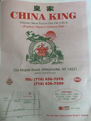 CHINA KING - Updated August 2025 - 59 Photos & 34 Reviews - 726 Maple ...