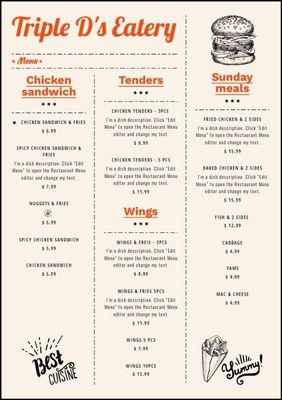 TRIPLE D’S EATERY - Updated August 2025 - Toledo, Ohio - Food Delivery ...