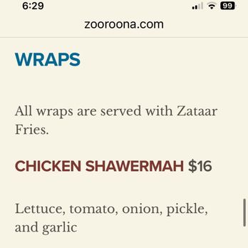 ZOOROONA - Updated December 2025 - 198 Photos & 205 Reviews - 1710 W ...