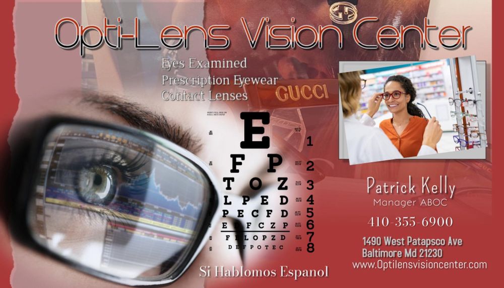 OPTI LENS VISION CENTER - Updated June 2025 - 1490 W Patapsco Ave ...