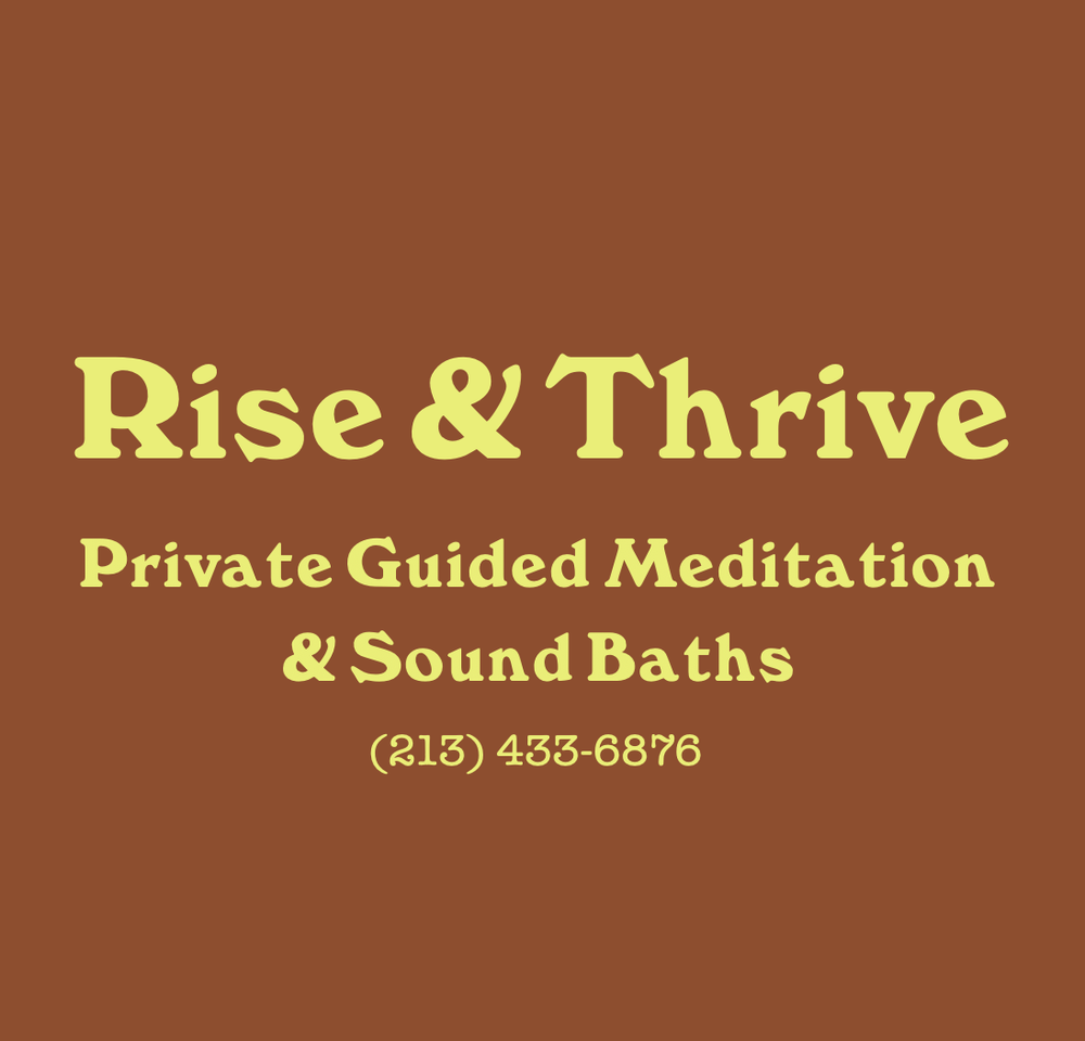 RISE & THRIVE - Los Angeles, California - Meditation Centers - Phone ...