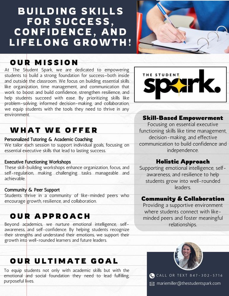 THE STUDENT SPARK - Updated November 2024 - Request Information - Palatine, Illinois - Private ...