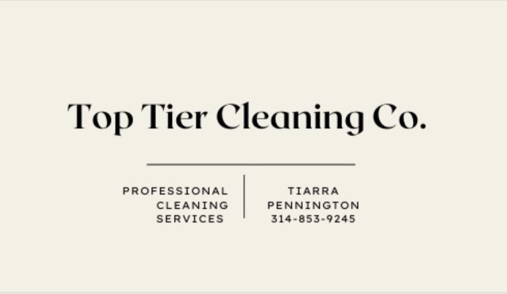 TOP TIER CLEANING COMPANY - Updated June 2025 - Request a Quote - 816 S ...