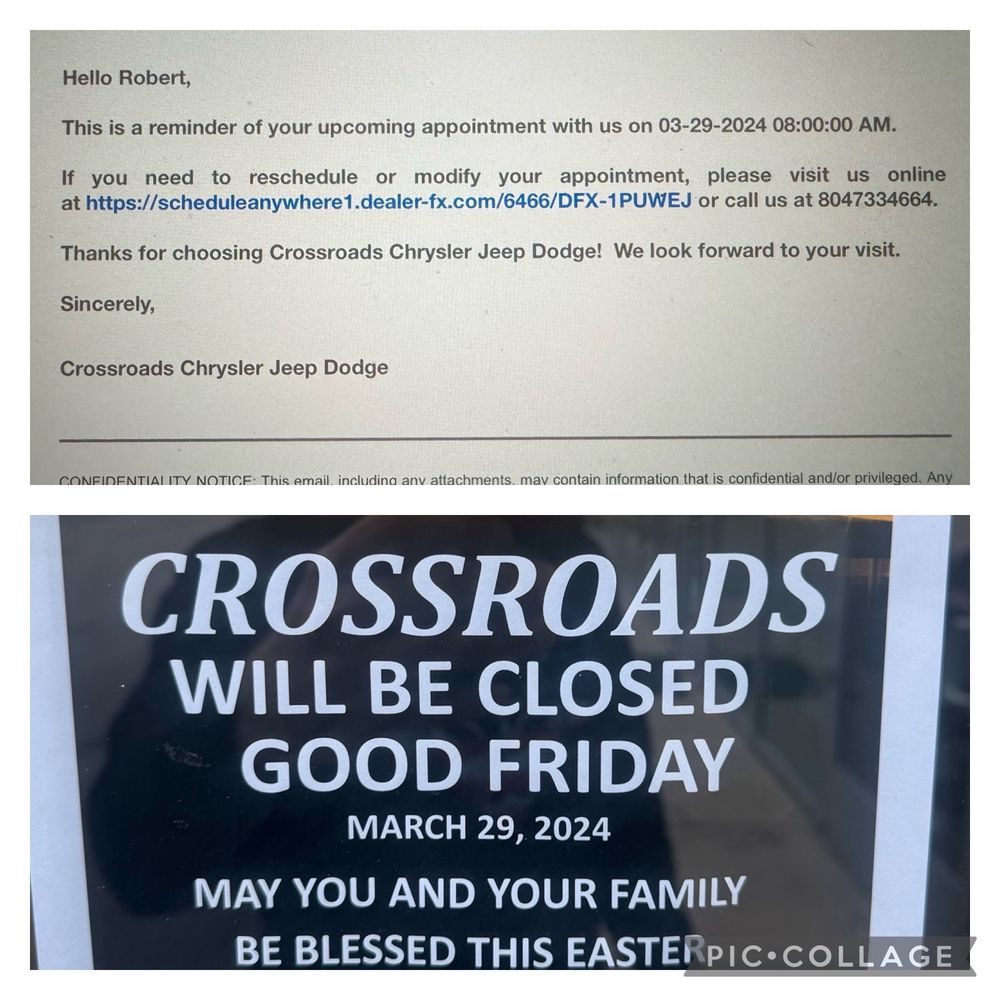 CROSSROADS CHRYSLER JEEP DODGE RAM - Updated December 2025 - 37 Reviews ...