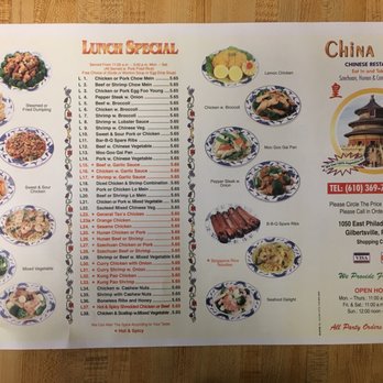Ming Garden Chinese Restaurant Limerick Menu | Fasci Garden