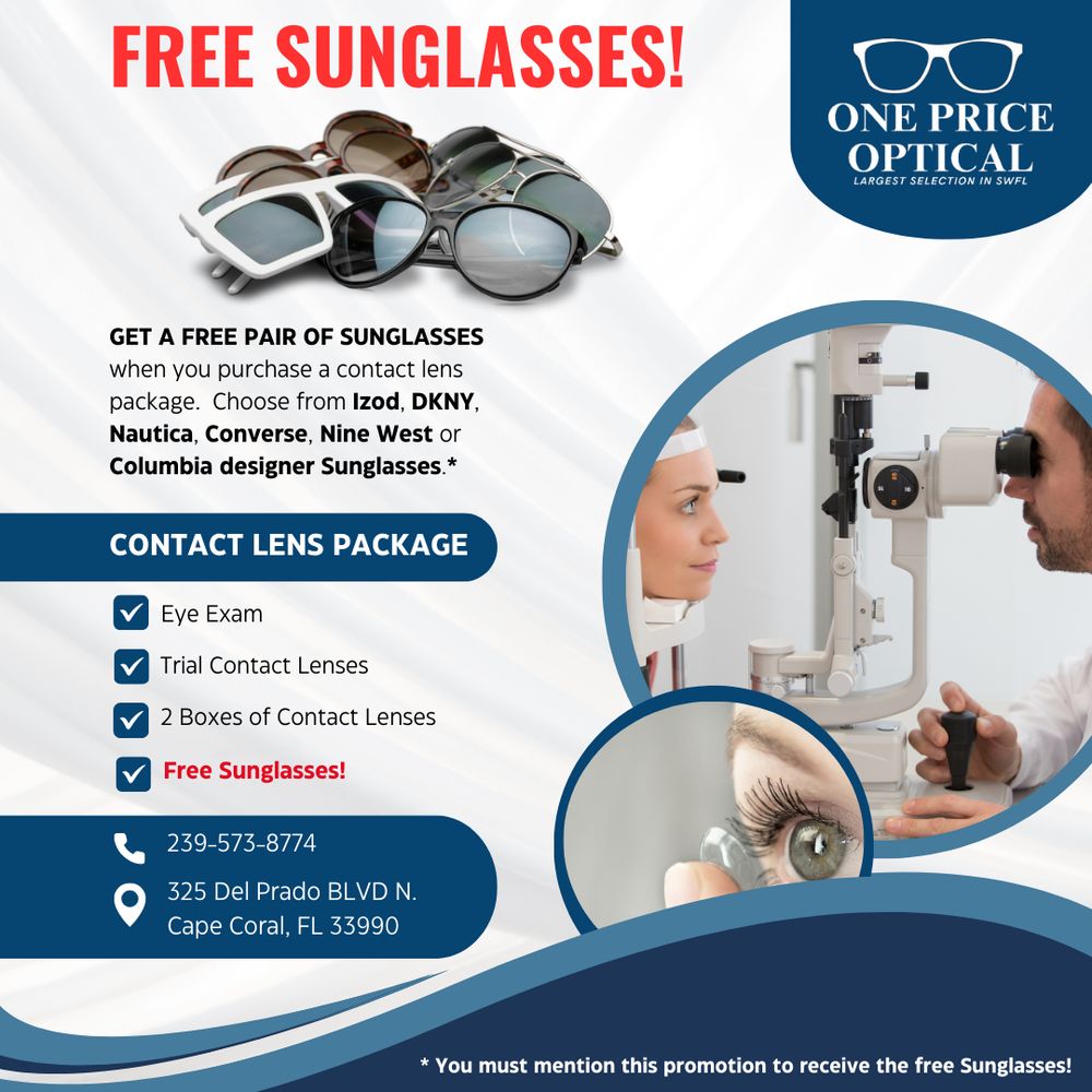 ONE PRICE OPTICAL - Updated December 2025 - 32 Reviews - 325 Del Prado ...