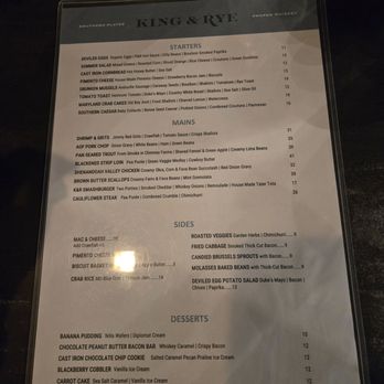 KING & RYE - Updated January 2026 - 379 Photos & 217 Reviews - 480 King ...