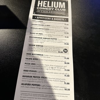 HELIUM COMEDY CLUB / ELEMENTS BAR & GRILLE - Updated July 2025 - 177 ...