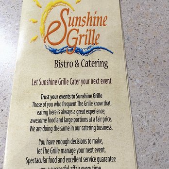 SUNSHINE GRILLE - Updated August 2024 - 221 Photos & 284 Reviews ...
