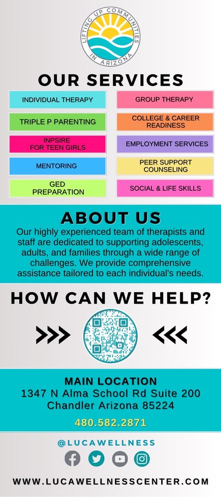 LUCA COUNSELING & WELLNESS CENTER - Updated March 2026 - 1347 N Alma ...