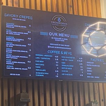 IRONWORKS COFFEE AND CREPES - Updated September 2024 - 149 Photos & 90 ...