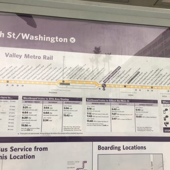 Phoenix Light Rail Map Stations | Shelly Lighting