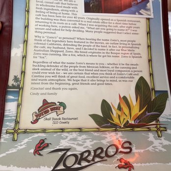 ZORRO’S CAFE & CANTINA - 1263 Photos & 1655 Reviews - 927 Shell Beach ...