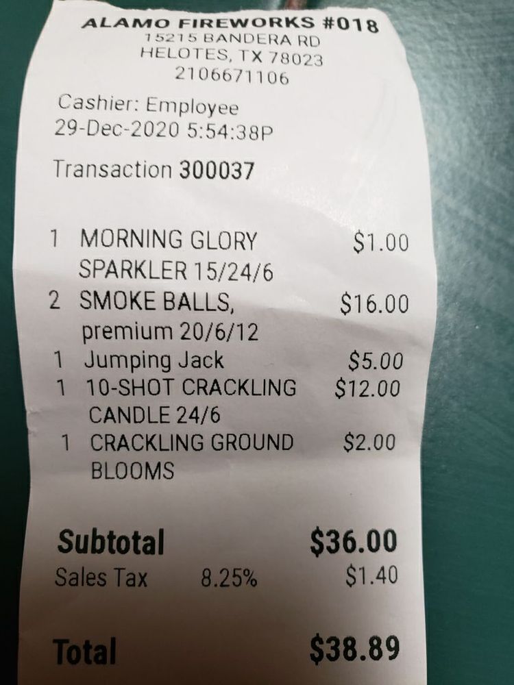 ALAMO FIREWORKS - Updated April 2025 - San Antonio, Texas - Phone ...
