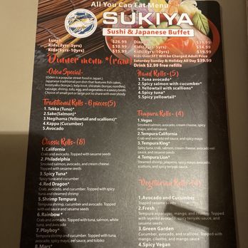 SUKIYA SUSHI & JAPANESE BUFFET - Updated December 2024 - 173 Photos ...