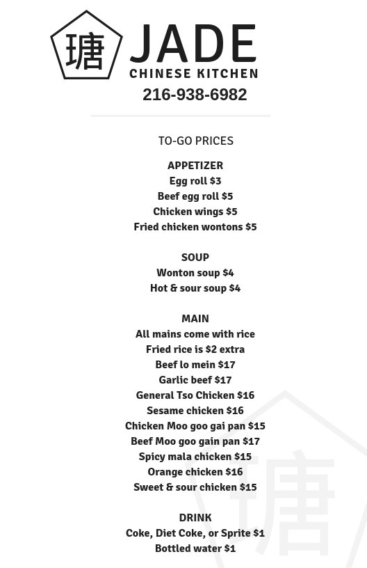 JADE CHINESE KITCHEN - Updated December 2025 - 20 Reviews - 14421 Cedar ...