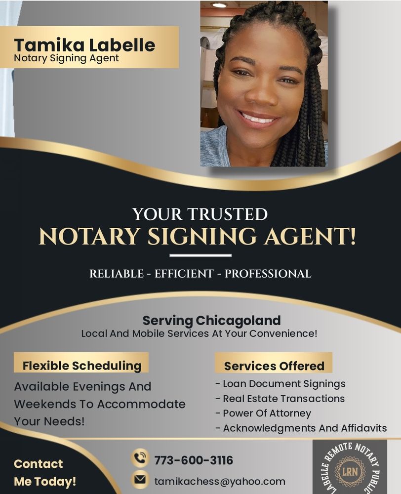 LABELLE REMOTE NOTARY PUBLIC - Updated January 2026 - 14 Photos - 4743 Church St, Skokie ...
