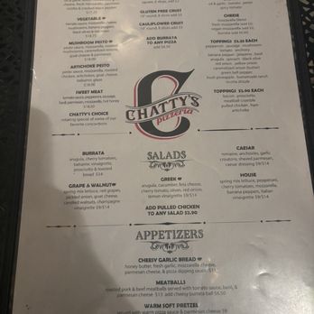 CHATTY’S PIZZERIA - Updated December 2025 - 82 Photos & 85 Reviews ...