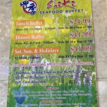 SHIKI SEAFOOD BUFFET - Updated August 2024 - 2021 Photos & 617 Reviews ...