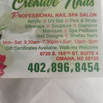 CREATIVE NAILS SPA OF OMAHA - Updated March 2026 - 157 Photos & 78 ...