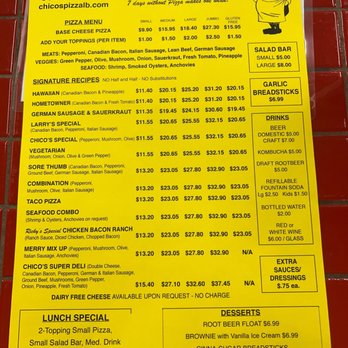 CHICO’S PIZZA PARLOR - Updated July 2024 - 115 Photos & 213 Reviews ...