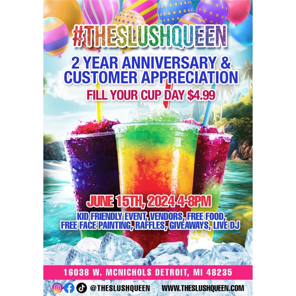 THE SLUSH QUEEN - Updated July 2025 - 16038 W McNichols Rd, Detroit ...