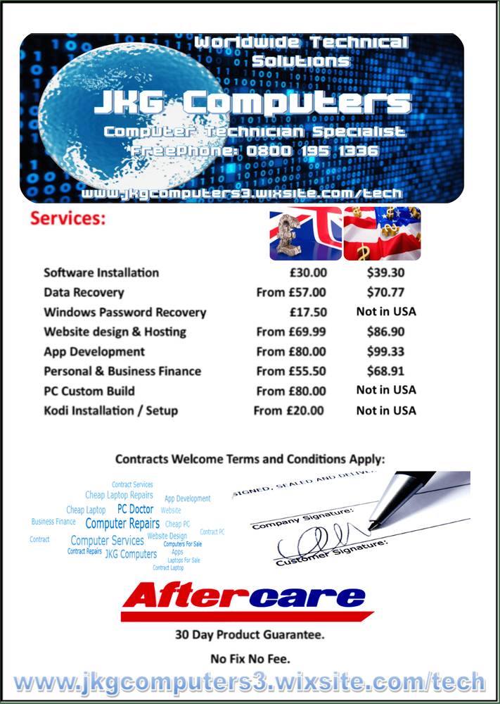 JKG COMPUTERS - 34 Rawcliffe Street, Blackpool, United Kingdom - IT Services & Computer Repair ...