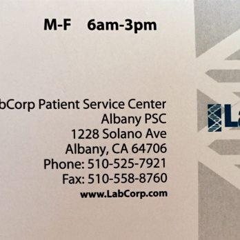 LABCORP - 20 Reviews - 1233 Solano Ave, Albany, California - Laboratory ...