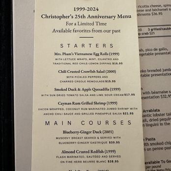 CHRISTOPHER’S WORLD GRILLE - Updated December 2025 - 349 Photos & 349 ...
