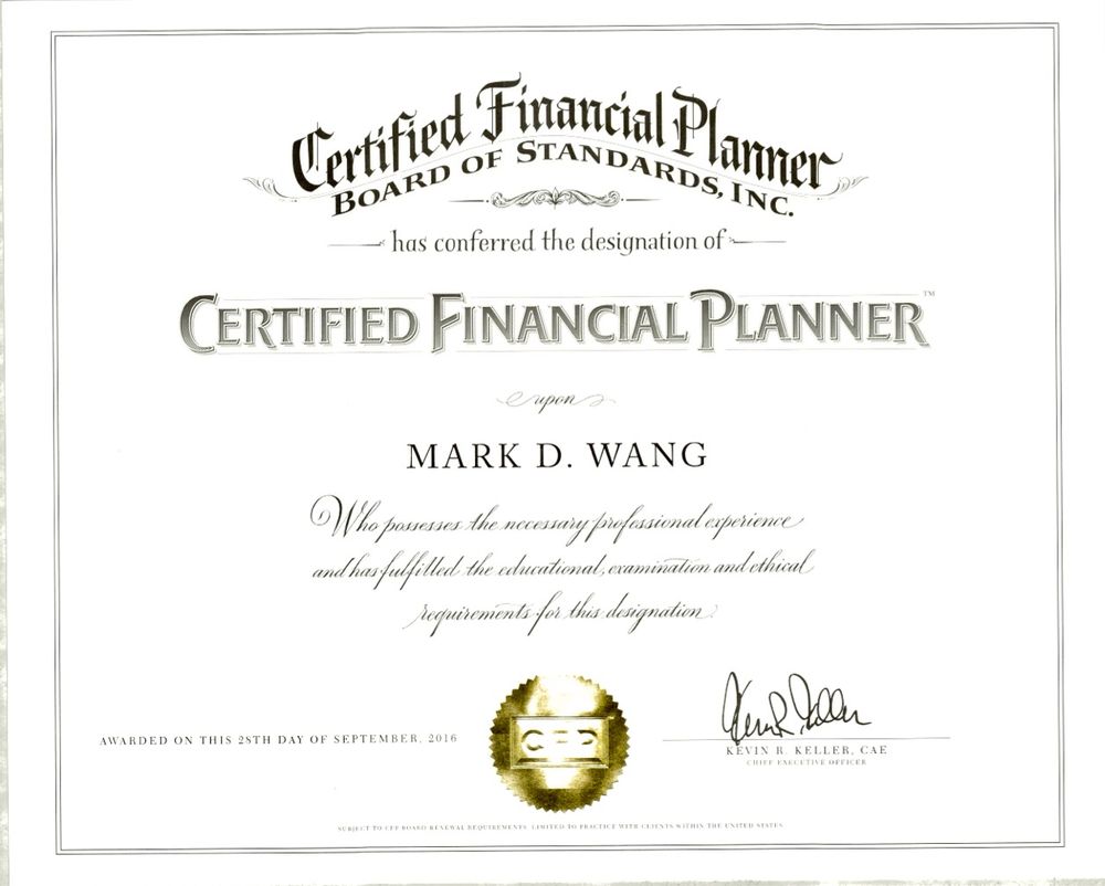 MARK WANG, CFA,CPA,CFP,FRM - Updated July 2025 - Request Consultation ...