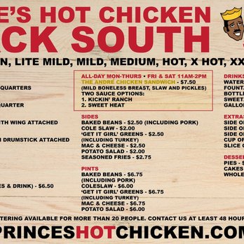 PRINCE’S HOT CHICKEN SOUTH - 853 Photos & 858 Reviews - 5814 ...