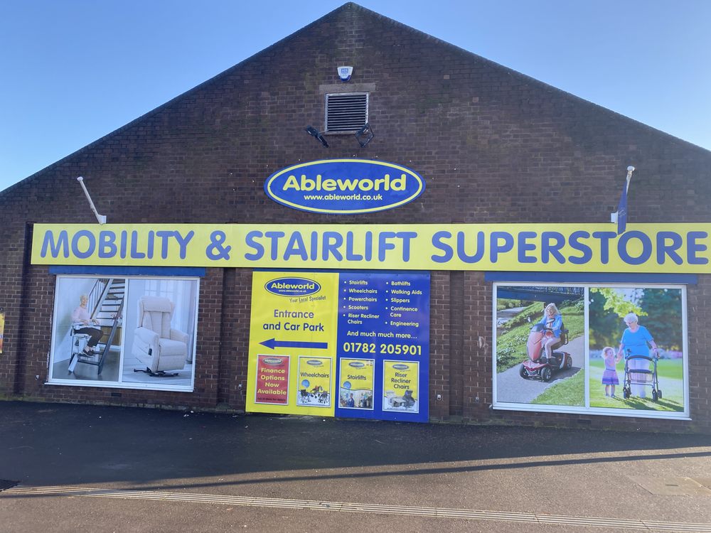 ABLEWORLD MOBILITY & STAIRLIFTS HANLEY - 430 Leek Road, Stoke-on-Trent ...