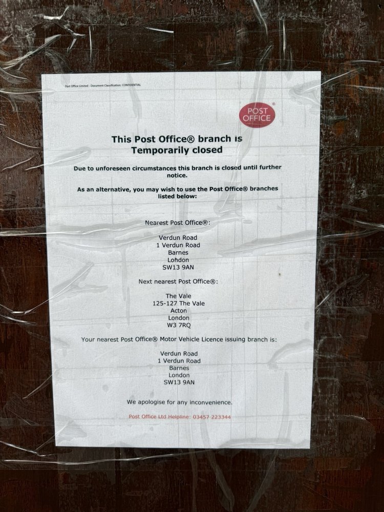 CHISWICK POST OFFICE - Updated July 2025 - 13 Reviews - 1 Heathfield ...