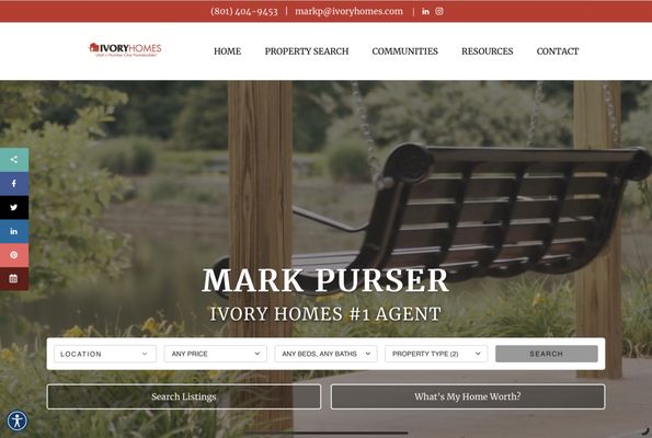 MARK PURSER - IVORY HOMES - Contact Agent - 612 N 120th E, Lindon, Utah ...