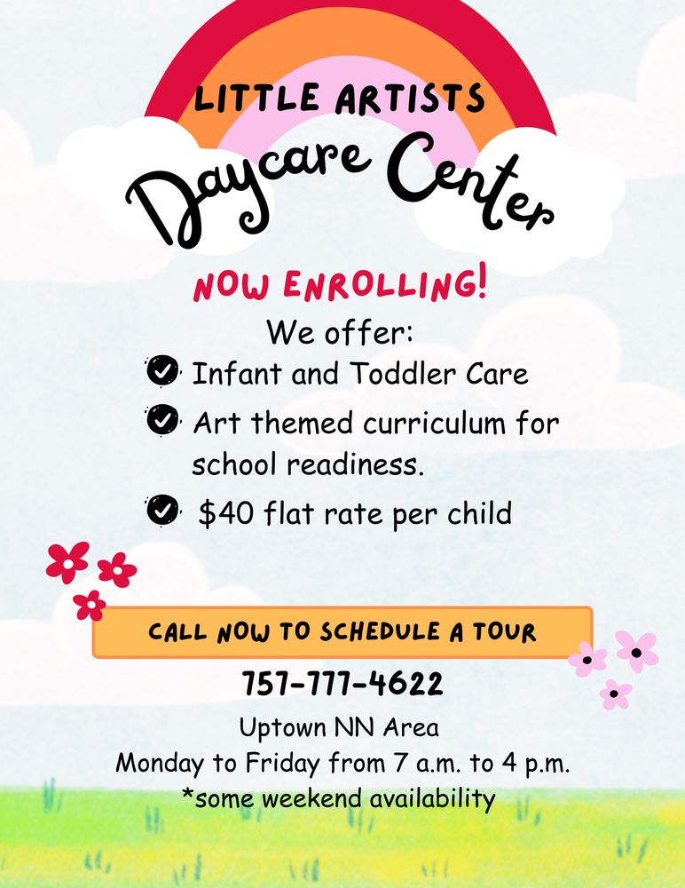 LITTLE ARTISTS IN HOME DAYCARE Newport News Virginia Child Care little-artists-in-home-daycare-newport-news-virginia-child-care